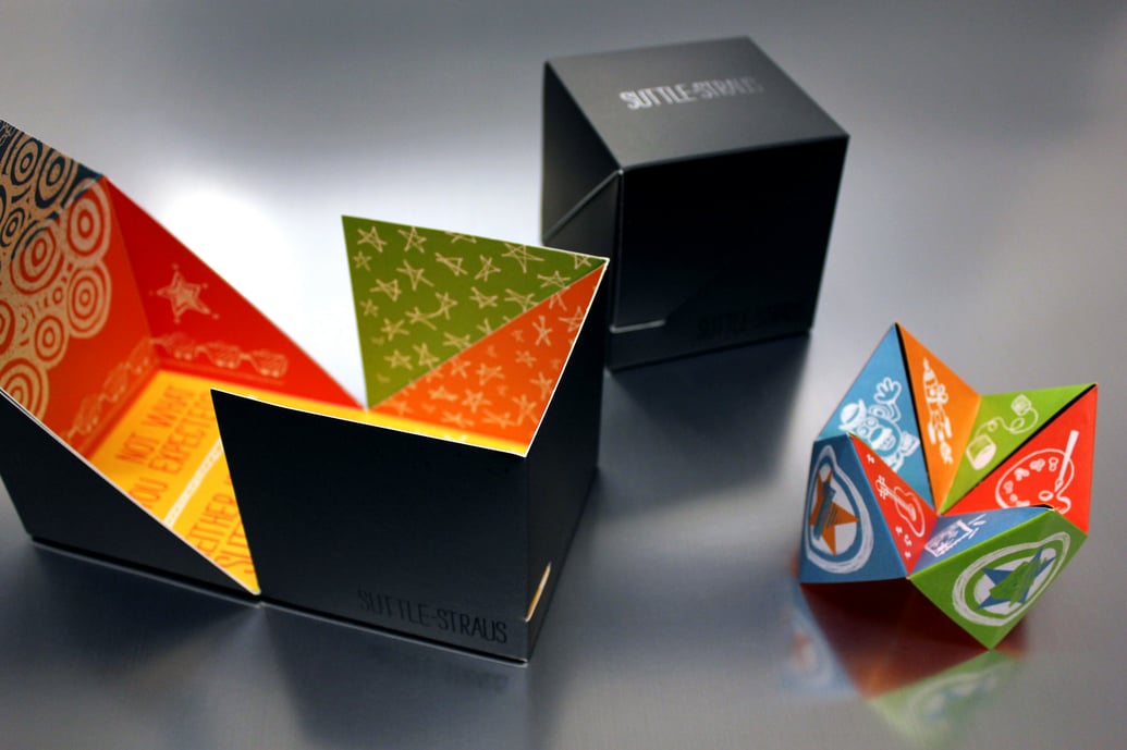 Cube Mailer Featured on Foldfactory's Super-Cool Fold of the Week